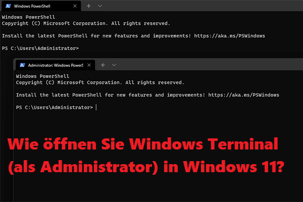 Wie öffnen Sie Windows Terminal (als Administrator) in Windows 11 ...