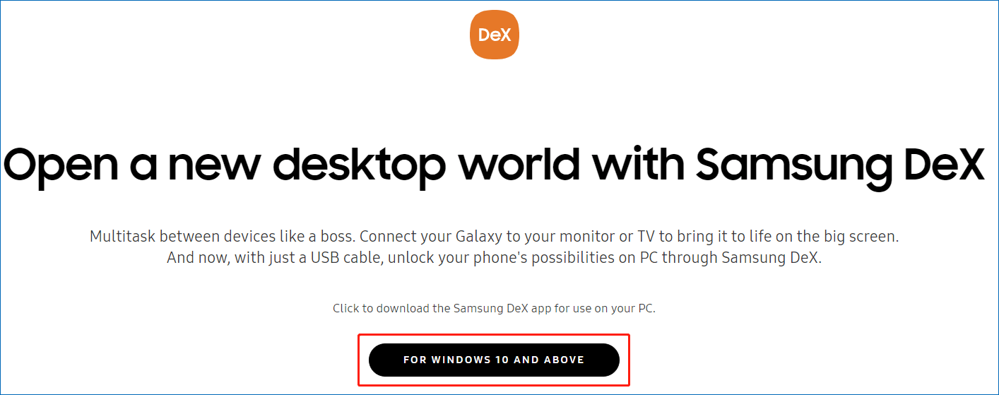 Was ist Samsung DeX & Samsung DeX für PC herunterladen