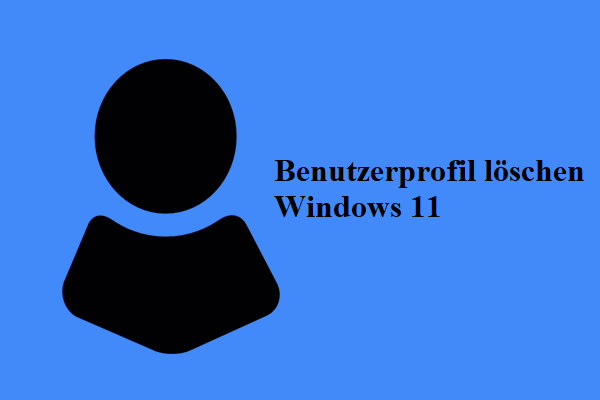 Benutzerprofil löschen Windows 11 (5 Wege)