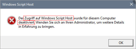 Gelöst: Windows Script Host Fehler unter Windows 10 (6 Wege)