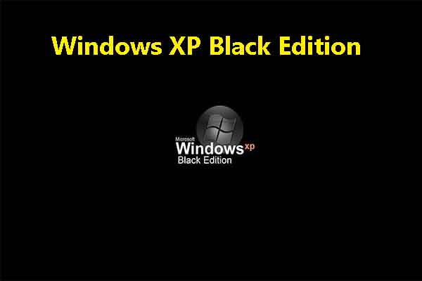 Windows XP Black Edition ISO herunterladen und installieren