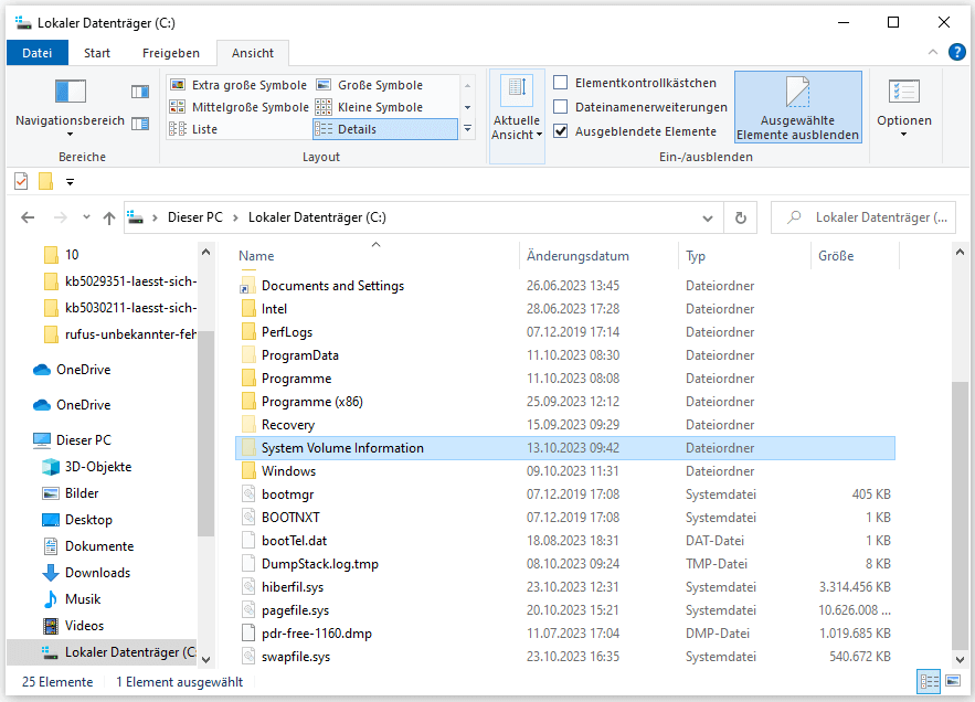 4 Wege System Volume Information Zu Groß Minitool