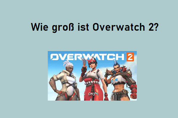 Wie groß ist Overwatch 2? Hier die Antwort