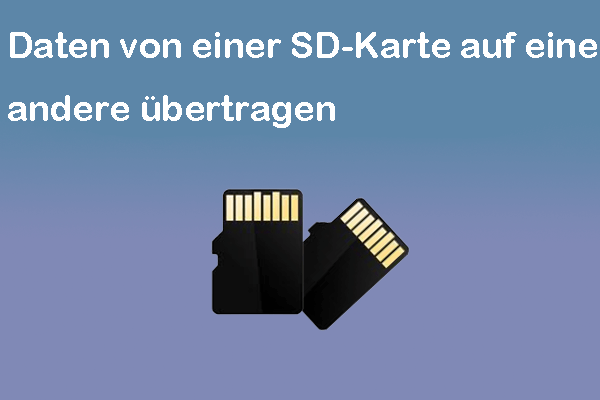 Daten von einer SD-Karte auf eine andere übertragen – eine illustrierte Anleitung