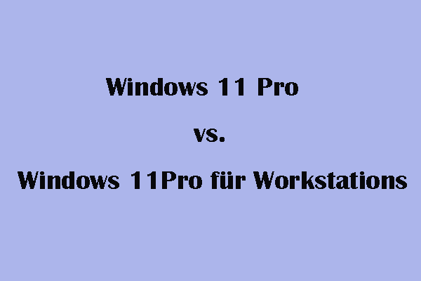 Windows 11 Pro vs. Pro für Workstations: Wie wählen Sie?