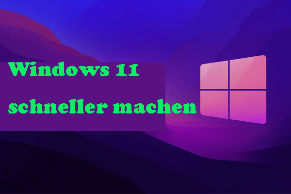 Windows 11 schneller machen – 14 Tipps