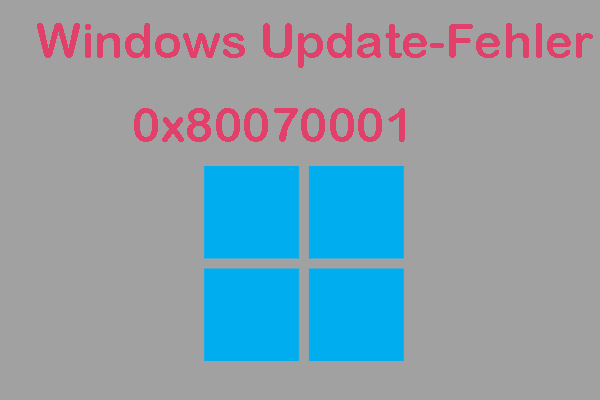 Wie man Windows Update-Fehler 0x80070001 behebt [Vollständige Anleitung]