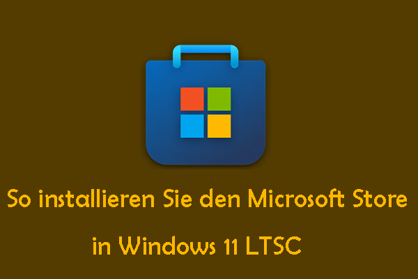 Microsoft Store auf Windows 11 LTSC installieren – Schritt-für-Schritt ...