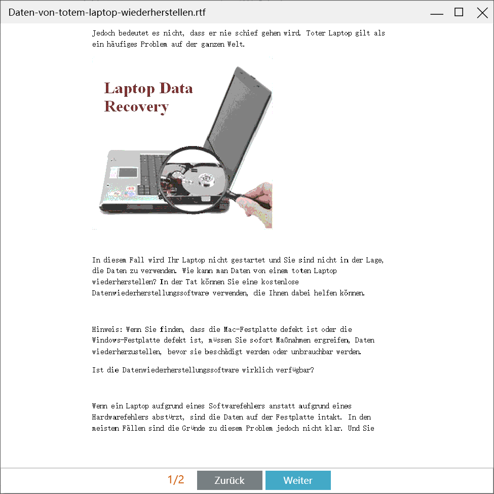 Was ist RTF-Datei und wie umwandeln Sie RTF in PDF - Einfach - MiniTool