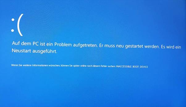 So beheben Sie den Fehler Inaccessible Boot Device - MiniTool