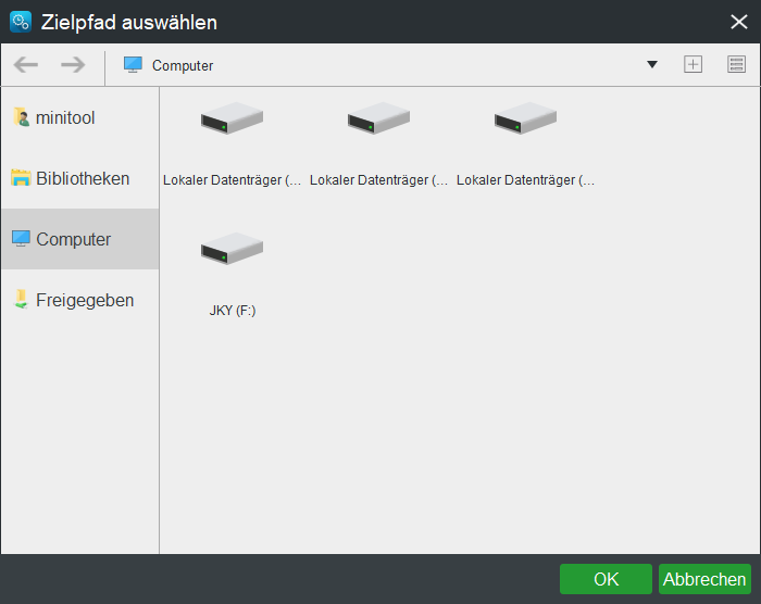 Sicherungsgeräte des Computers und so sichert man Daten darauf - MiniTool