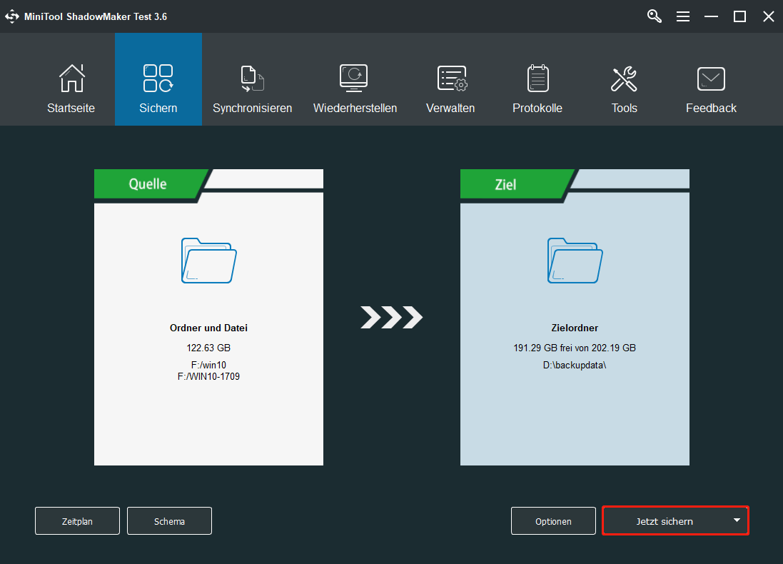 Sicherungsgeräte des Computers und so sichert man Daten darauf - MiniTool