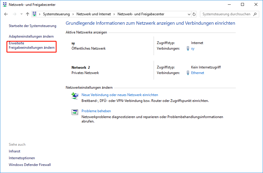 Spannende Netzwerk Und Freigabecenter Windows 11 Bilder