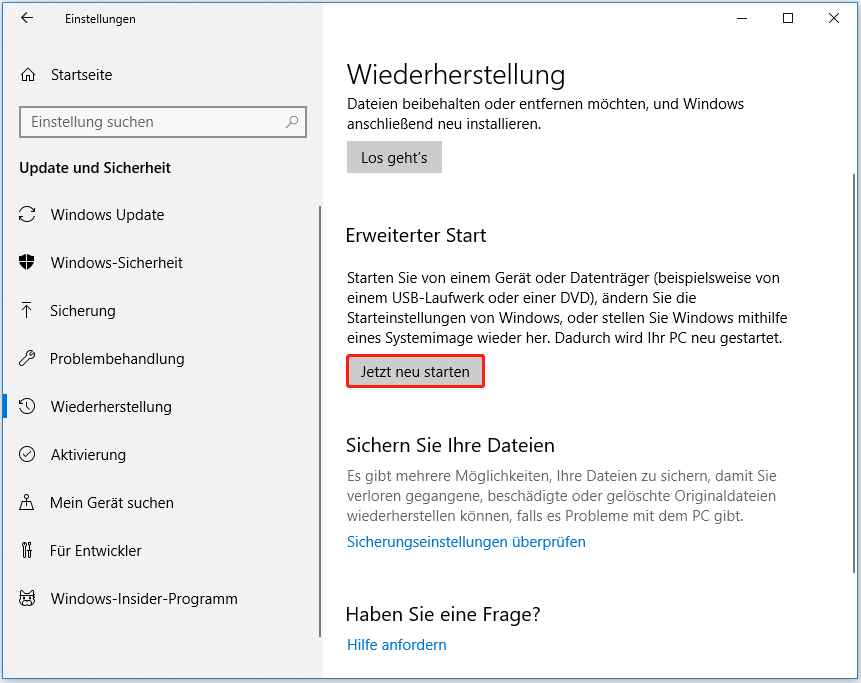2 einfache Wege zum Zugriff auf die UEFI-Firmware-Einstellungen unter Windows 10/11 - MiniTool