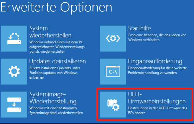 2 einfache Wege zum Zugriff auf die UEFI-Firmware-Einstellungen unter ...