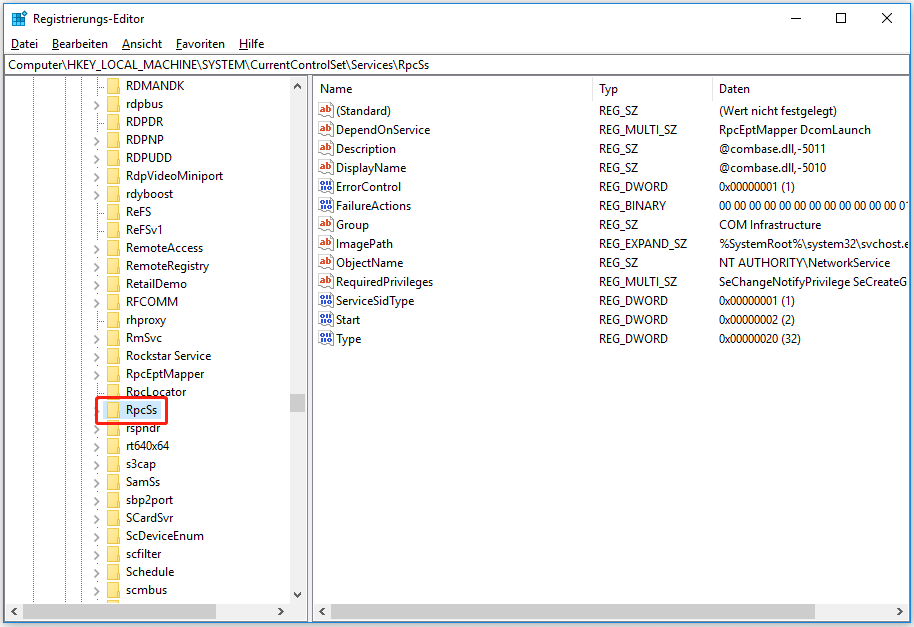 [Behoben] DISM-Fehler 1726 - Der Remoteprozeduraufruf ist fehlgeschlagen - MiniTool