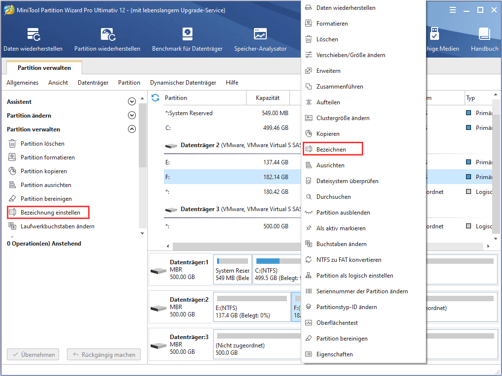 So bezeichnen Sie eine Partition | Anleitung von MiniTool Partition ...