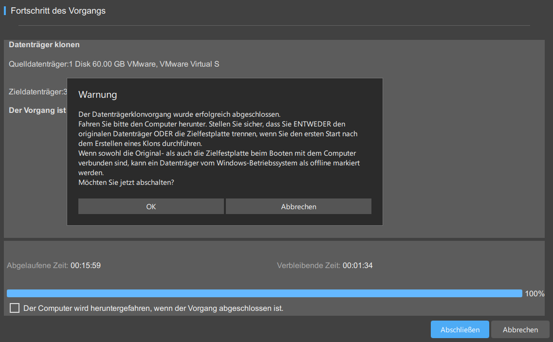 Eine detaillierte Anleitung zur Funktion Datenträger klonen mit ...