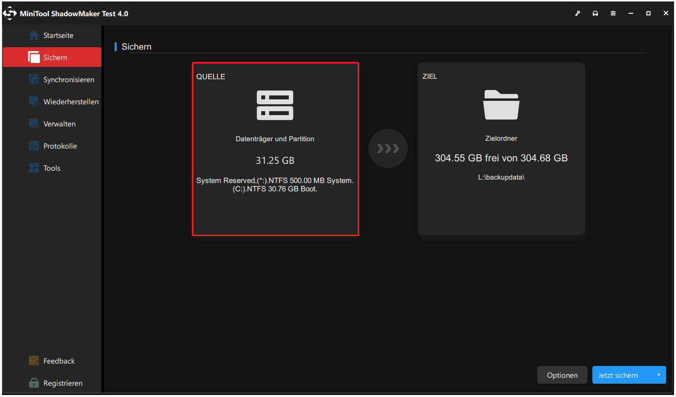 So Sichern Sie Eine Partition Mit Minitool Shadowmaker Minitool