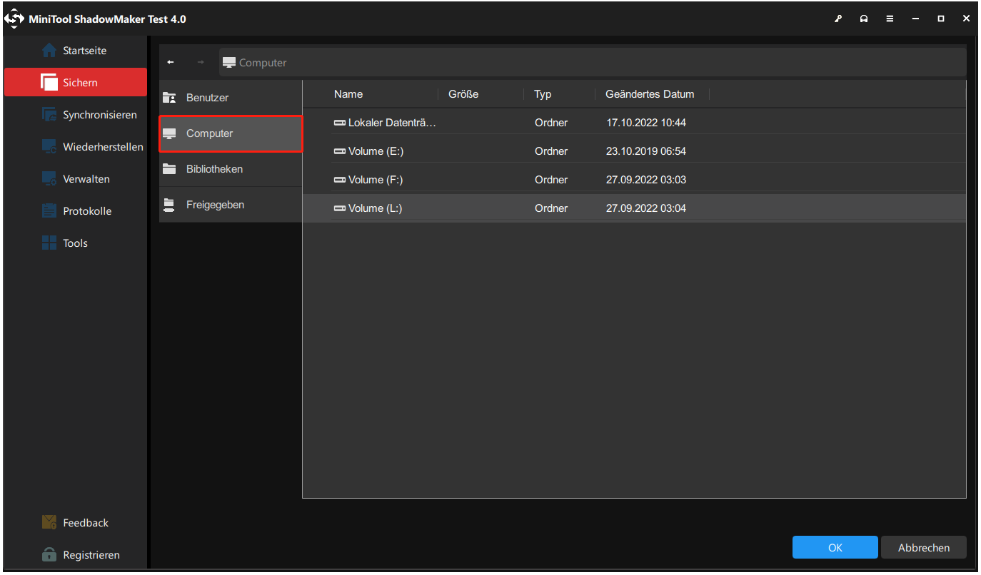 So Sichern Sie Eine Partition Mit Minitool Shadowmaker Minitool