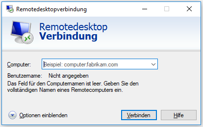 Was ist der MSTSC-Befehl und wie verwendet man ihn zum Ausführen von Remote Desktop - MiniTool
