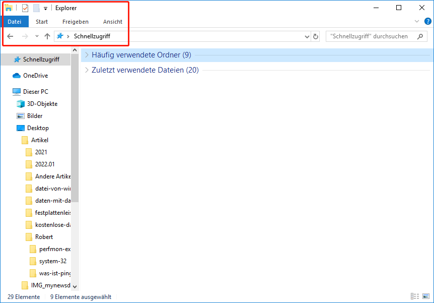 Begriffslexikon - Windows Explorer - MiniTool