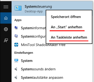 10 Wege zum Öffnen der Systemsteuerung unter Windows 10/8/7 - MiniTool