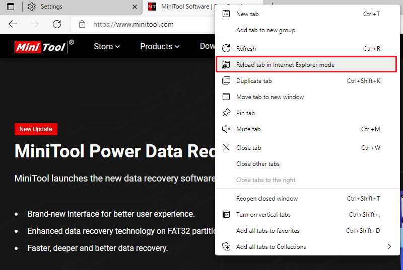 IE Kompatibilitätsmodus von Windows 11/10 Edge aktivieren und verwenden ...
