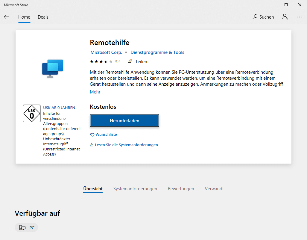 Remotehilfe (Quick Assist) für Fernwartung herunterladen - MiniTool