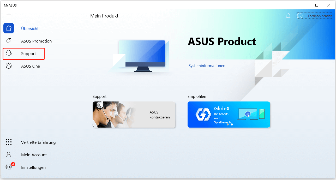 Herunterladen, Installieren und Verwenden der MyASUS-App für Windows 10 - MiniTool