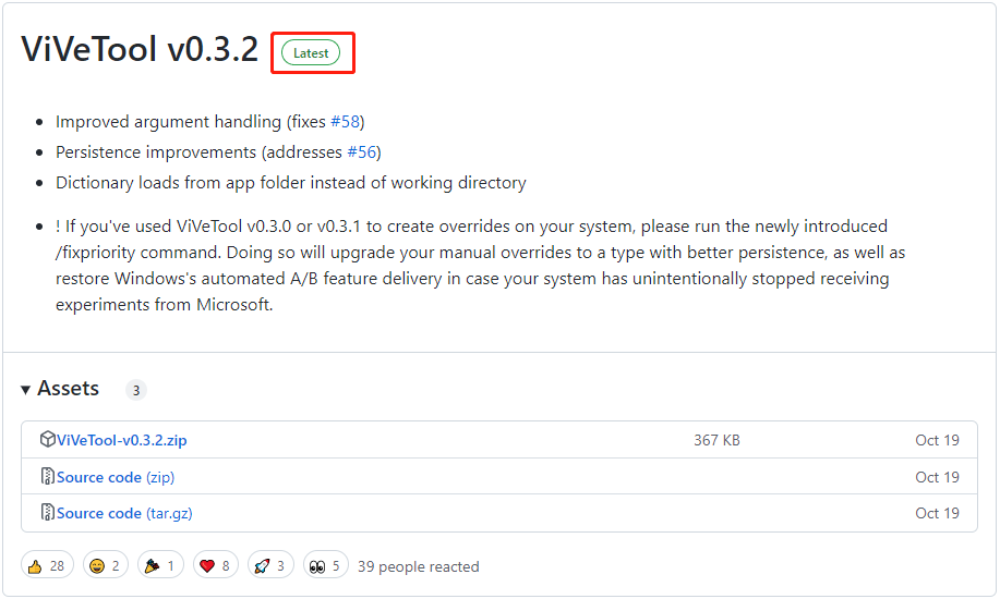 ViVeTool unter Windows 10 und Windows 11 herunterladen - MiniTool